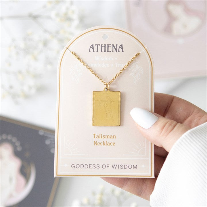 Athena Goddess Talisman Necklace – Magickal Moon Direct
