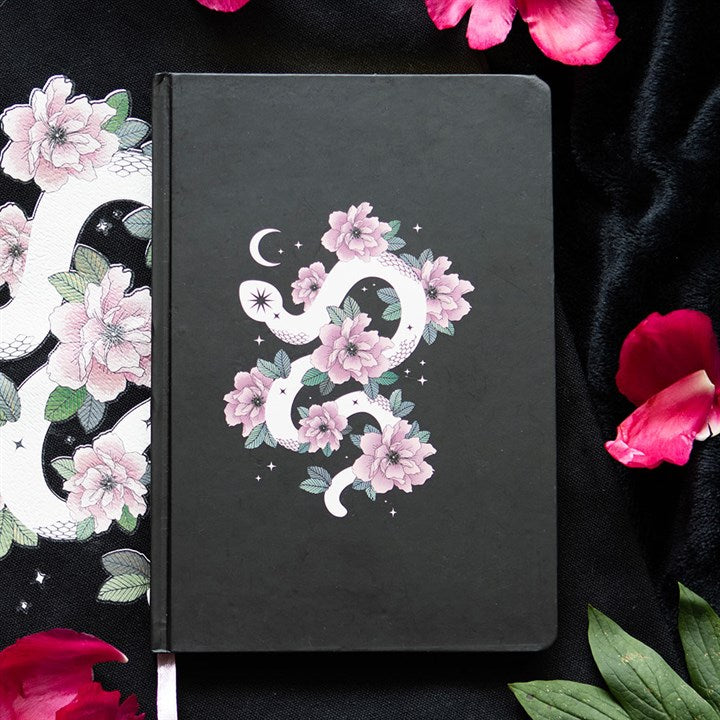 Floral Snake A5 Notebook – Magickal Moon Direct